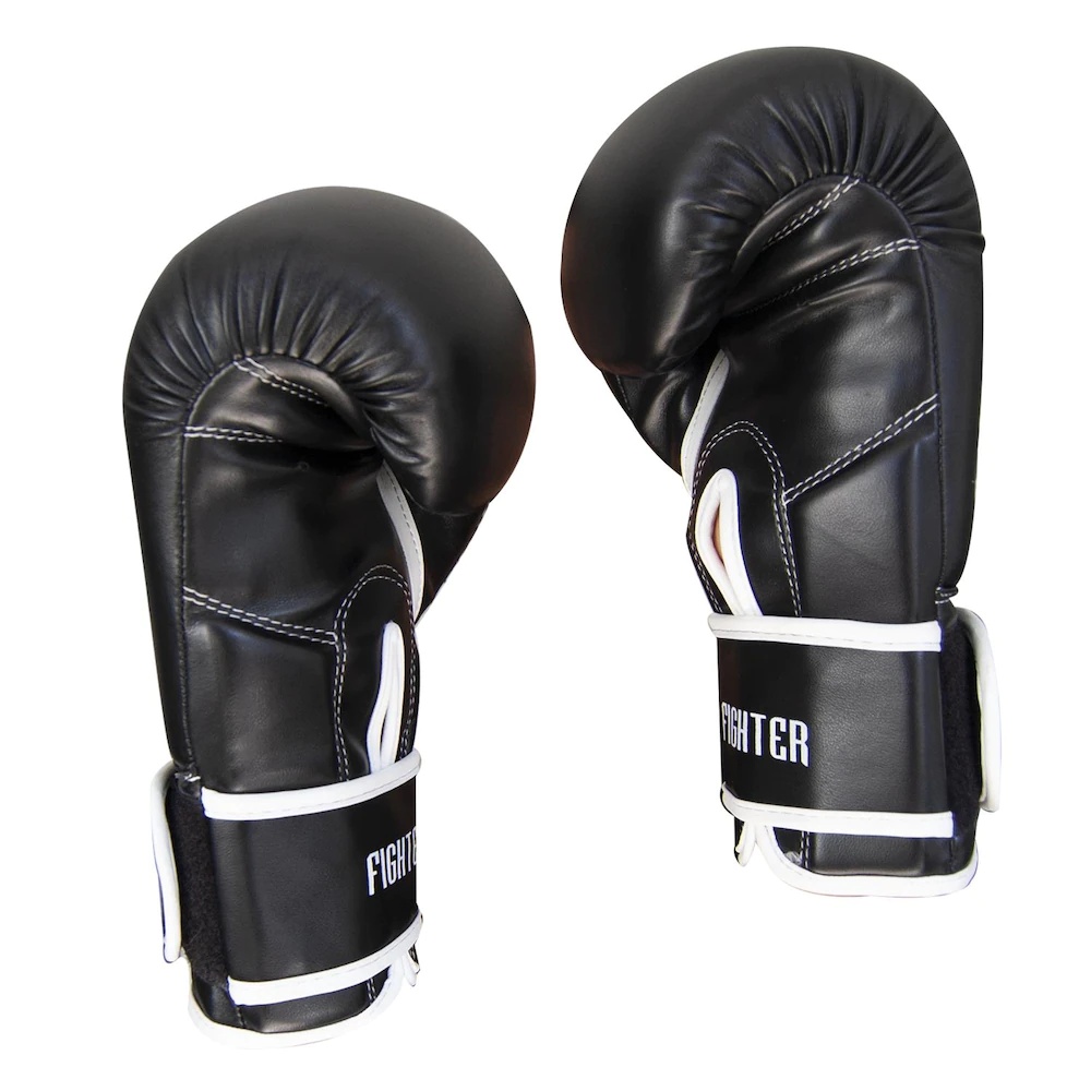 PU Dura-Strong 14 oz Black Boxing gloves – Vicedeal