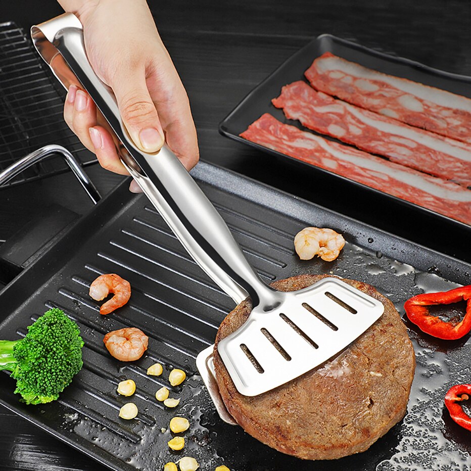Fried fish rack steak tongs household kitchen uten... – Vicedeal