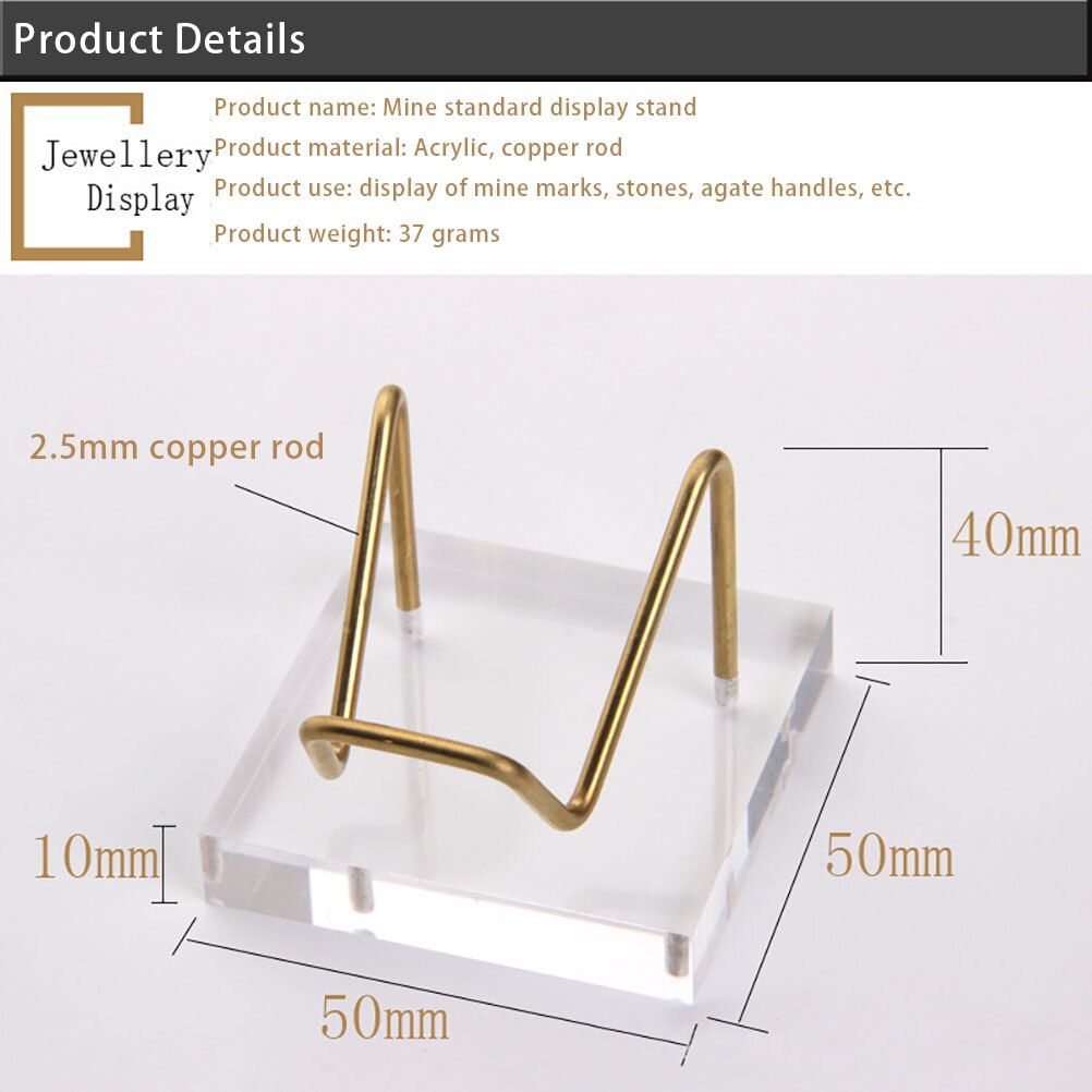 Acrylic Crystal Display Stand Mini Desktop Easel S... – Grandado