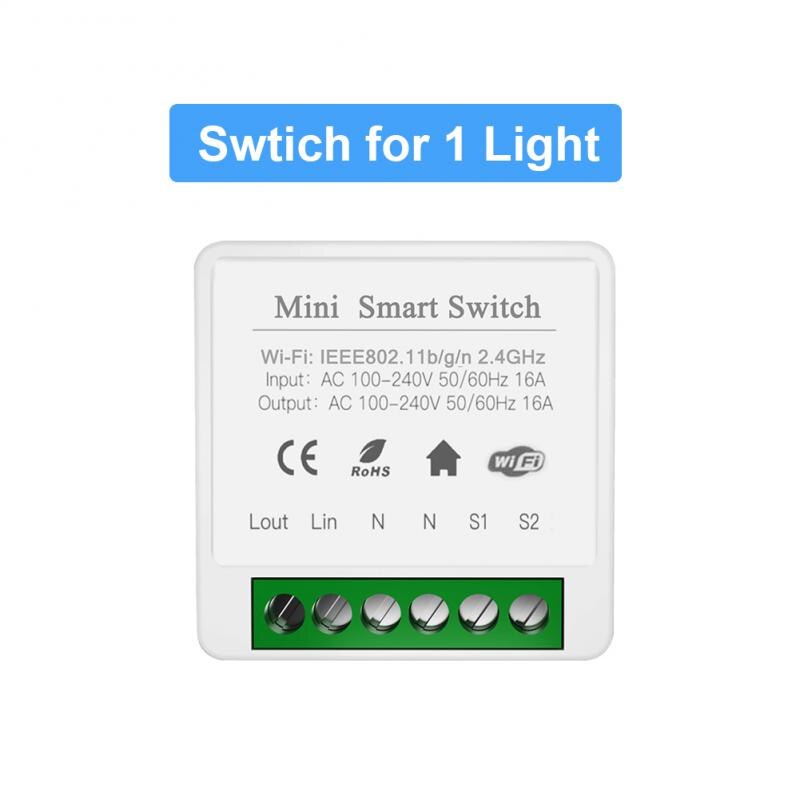 CoRui Tuya 16A Wifi DIY MINI Switch 1-3 Gang Remot... – Grandado