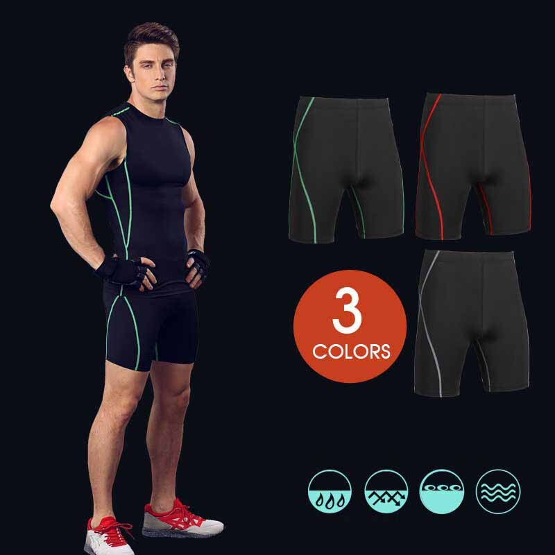 Men Pro Compression Quick Dry Gym Train Run Workou... – Vicedeal