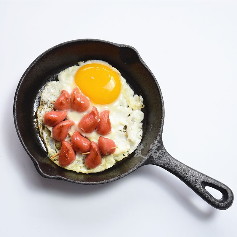 Cast Iron Flat Frying Pan Dutch Muffin Pan Porridg... – Grandado