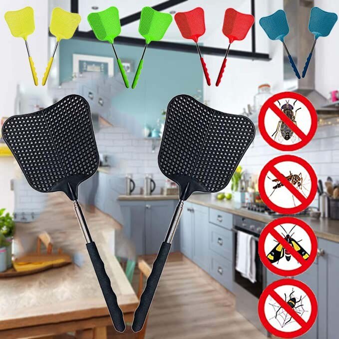 2PCS Telescopic Fly Swatters Non-slip Handle Durab... – Grandado