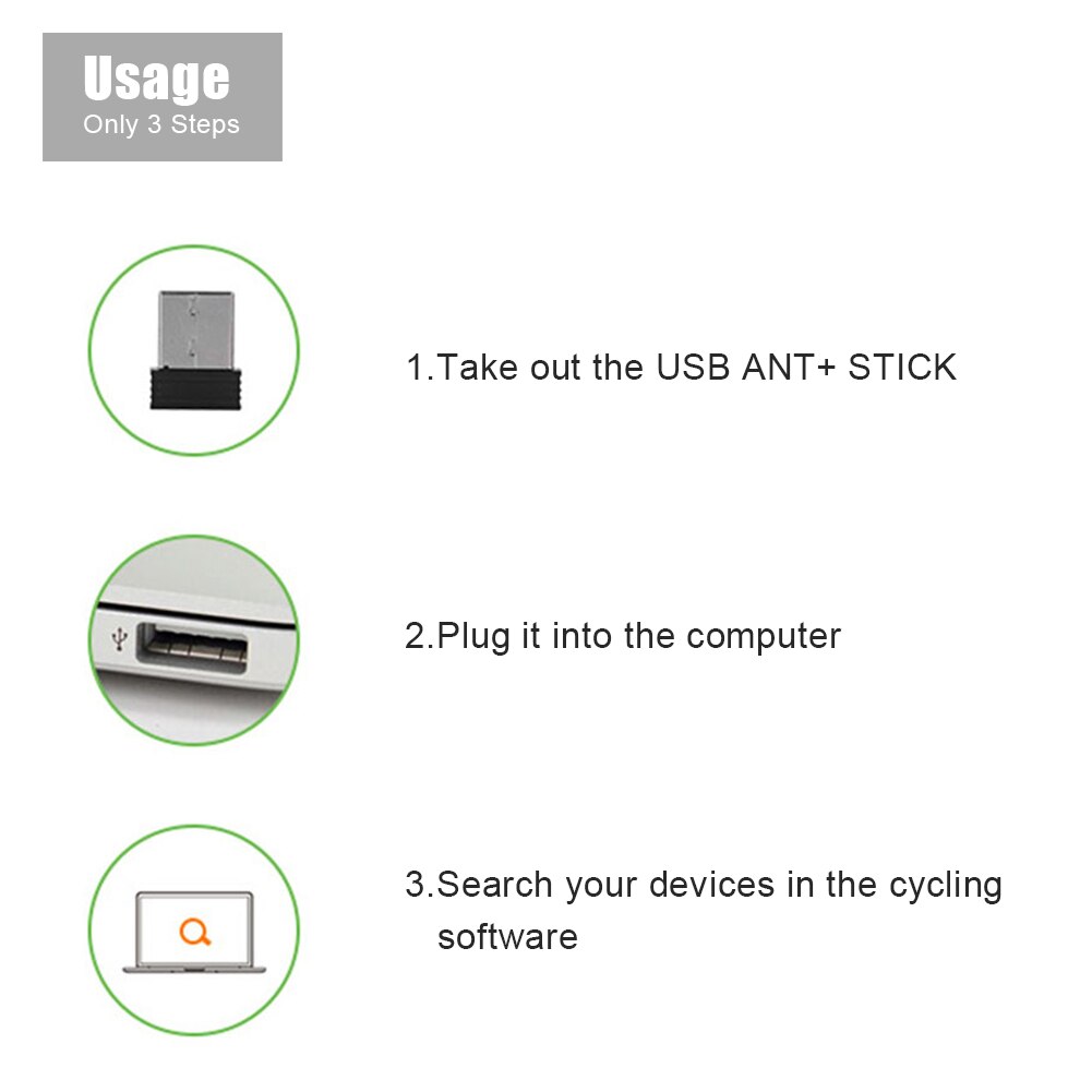 Bicycle ANT+USB Bluetooth Dual-Mode Speed Cadence ... – Grandado