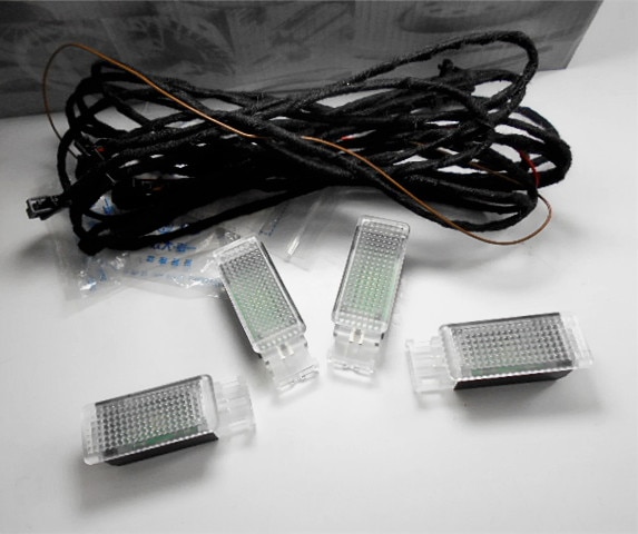 LED Footwell Light Foot Step Lamps Cable Wire harn... – Vicedeal