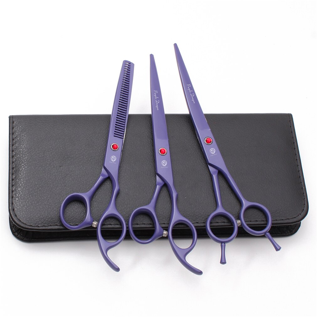 Dog Grooming Scissors Kit 7" Purple Dragon JP... – Grandado