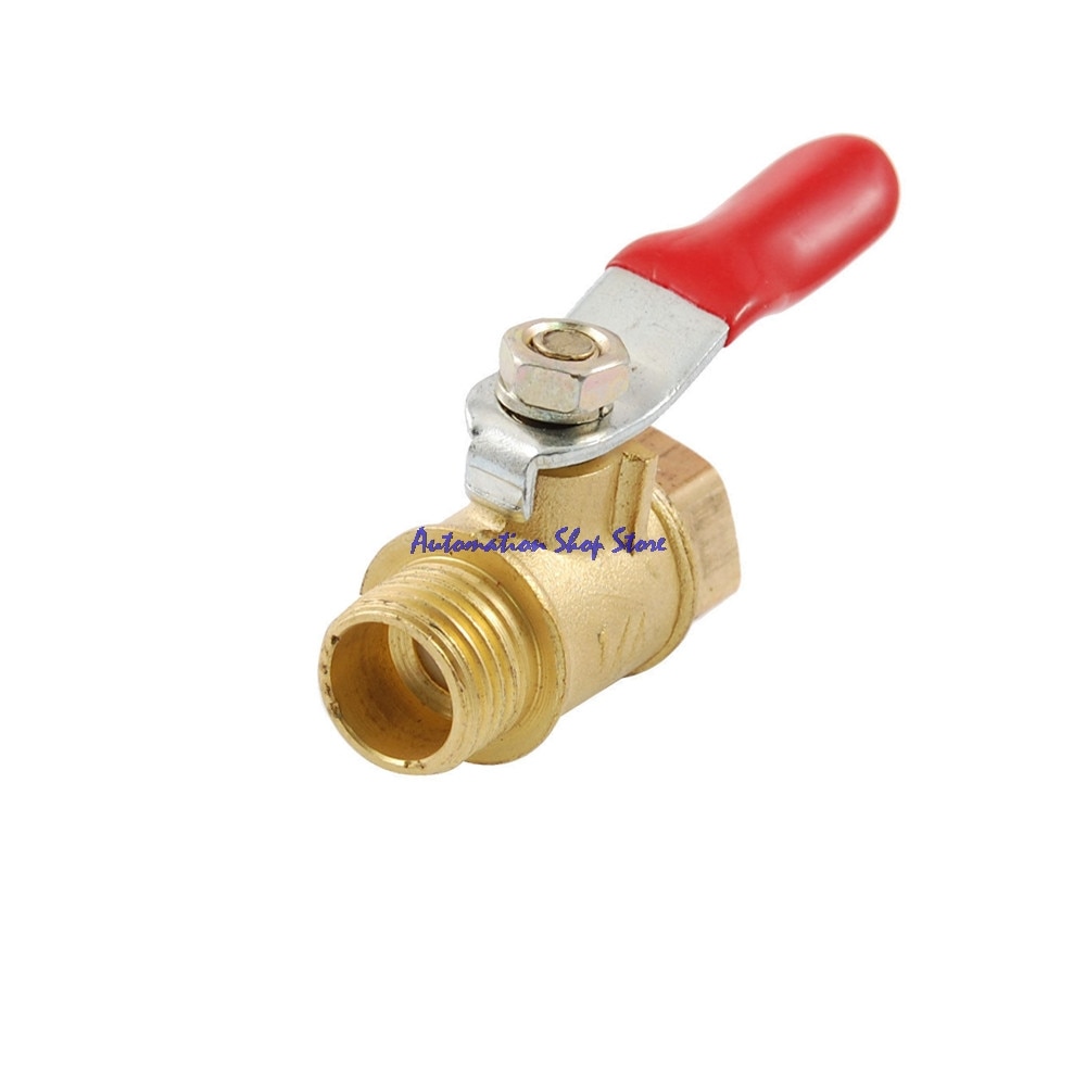 Red Lever Handle 1/4" PT Male Thread to 1/4" PT Fe... – Vicedeal