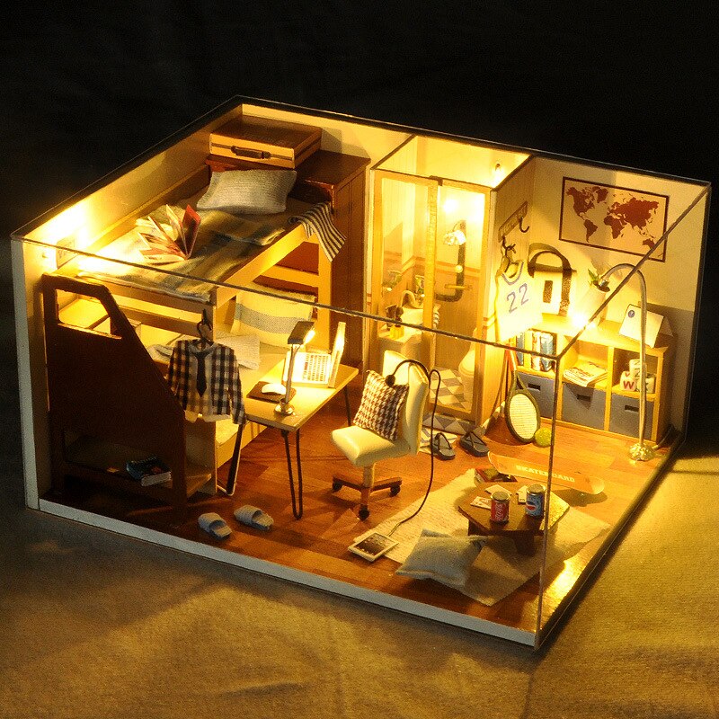 DIY cottage hand assembled craft wooden ornament b... – Grandado