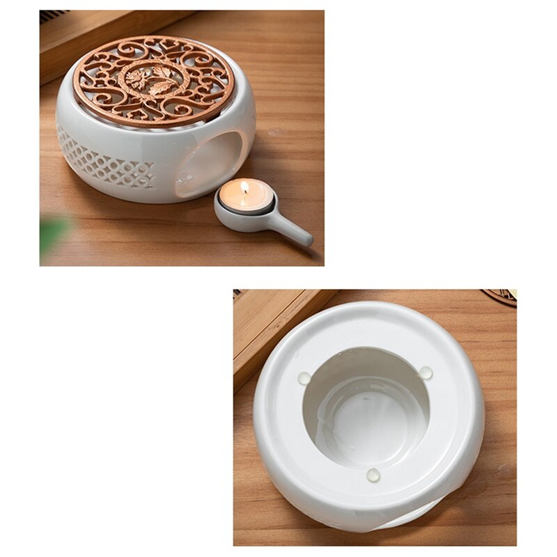 Ceramic Teapot Warmer Holder Base Tea Warmer Insul... – Vicedeal