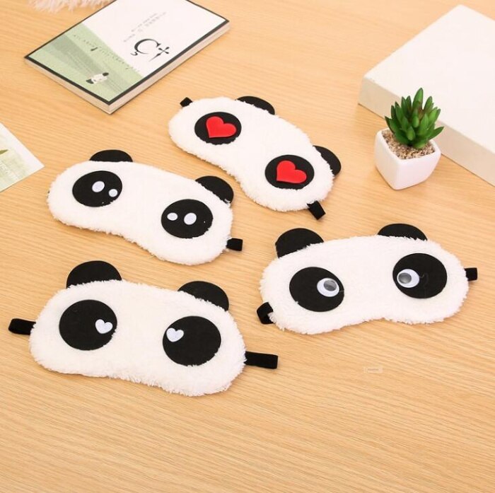 1 pc Leuke slaapmasker slapen Gezicht Oogmasker mo... – Vicedeal