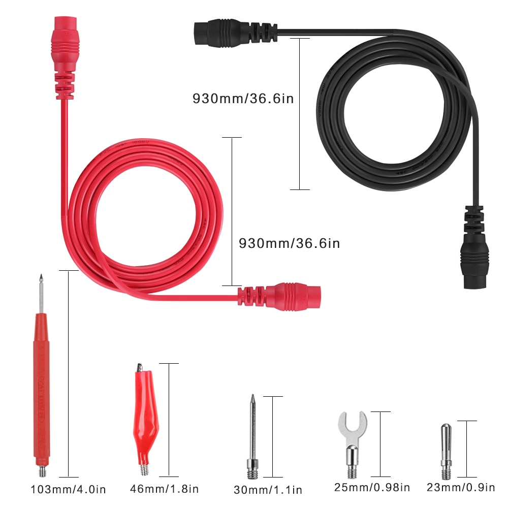 MESTEK 16Pcs Multimeter Test Probe Test Leads Kit ... – Grandado