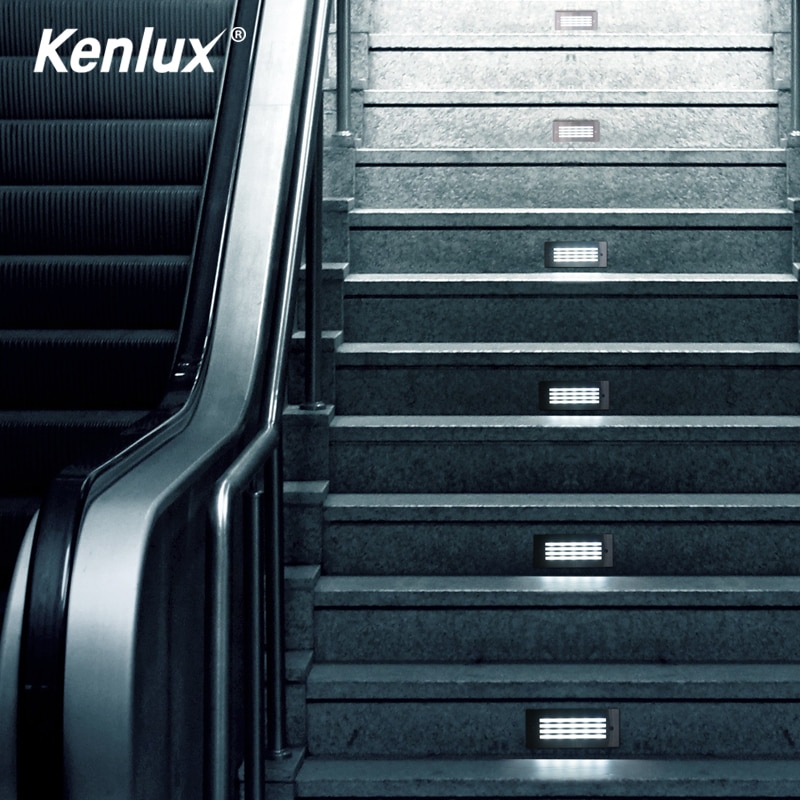 Luces Led para escalera al aire libre Kenlux luces... – Grandado