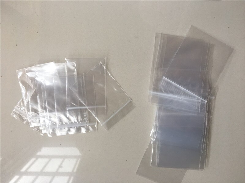 50 pcs Ziplock Zip Zipped Lock Reclosable Plastic ... – Vicedeal