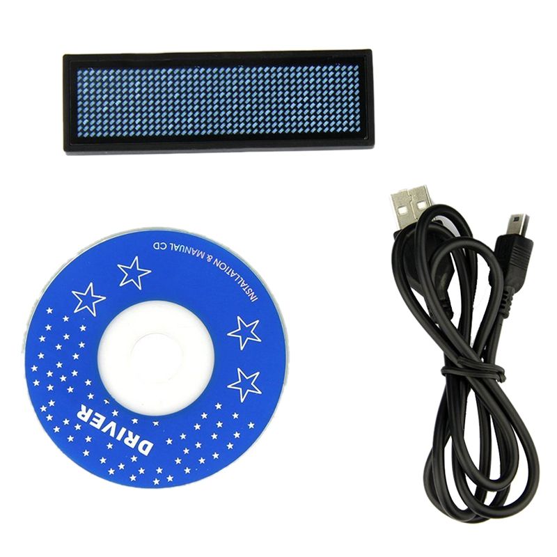 Programmable LED Digital Scrolling Message Name Ta... – Grandado