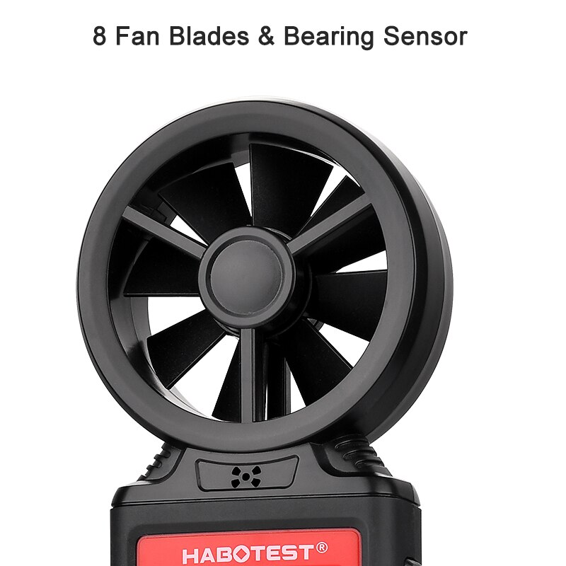 Anemometr HABOTEST miernik prędkości wiatru HT625B... – Grandado