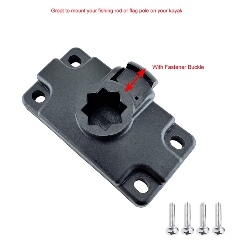 Inflatable Kayak Rod Holder Mount Base Boat Marine... – Grandado