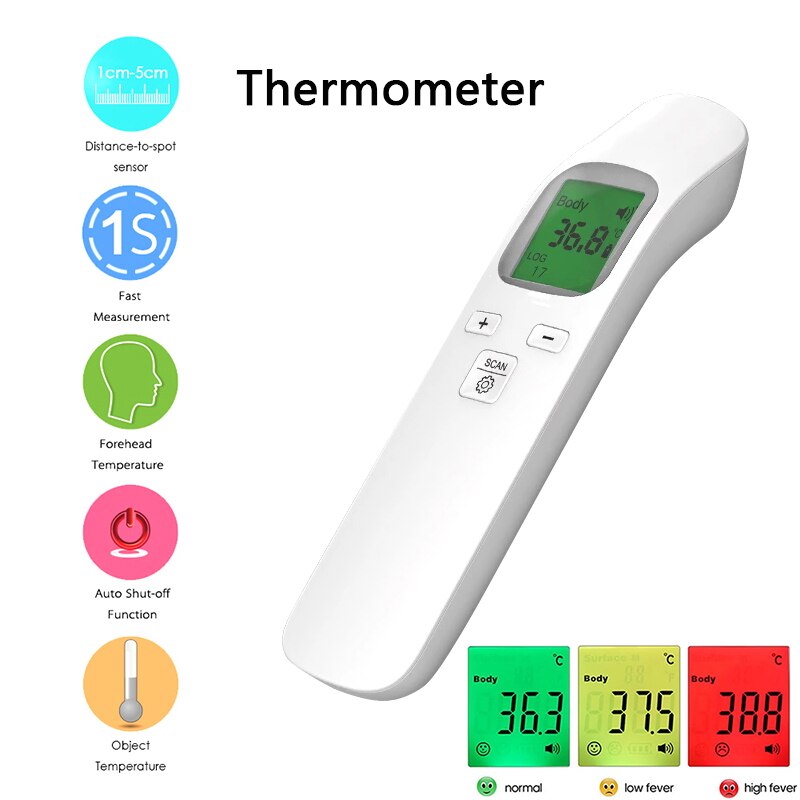 Non contact Infrared Thermometer Digital Forehead ... – Grandado