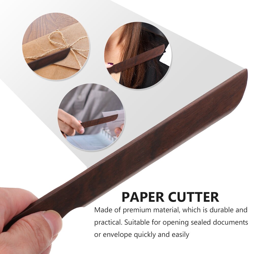 1Pc Wood Envelope Opener Paper Cutter Letter Opene... – Grandado