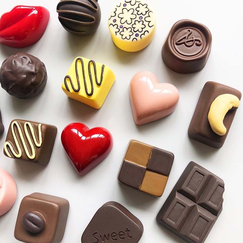 paste fridge magnet Simulation food chocolate refr... – Grandado