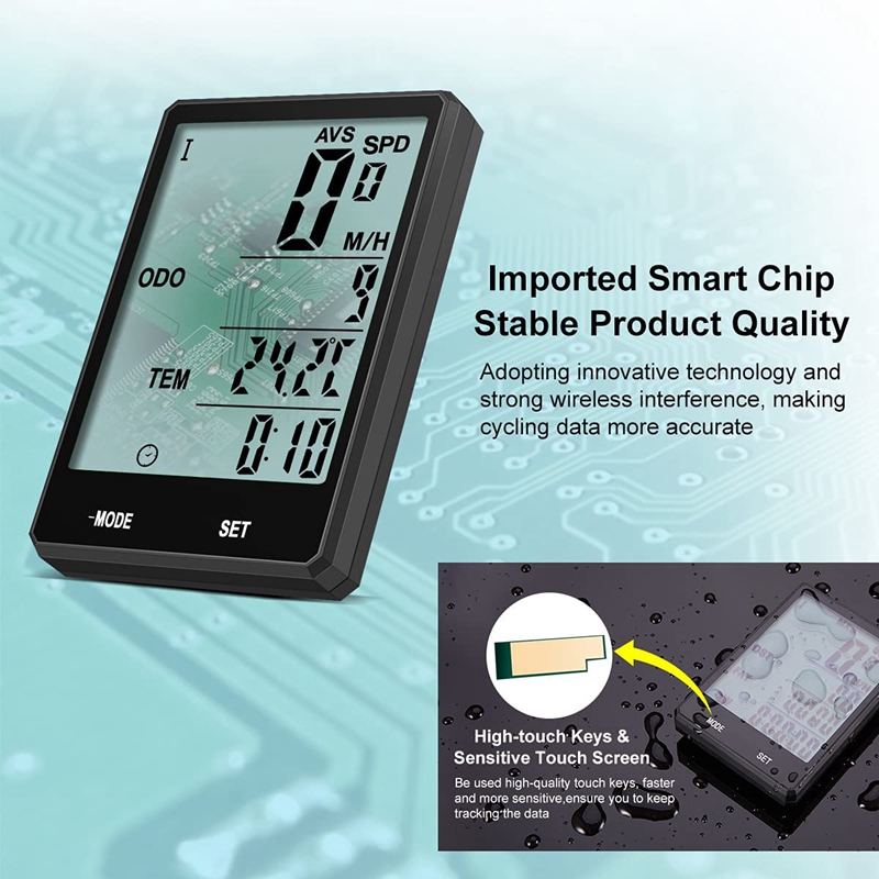 Bicycle Computer Wireless Waterproof Bicycle Speed... – Grandado