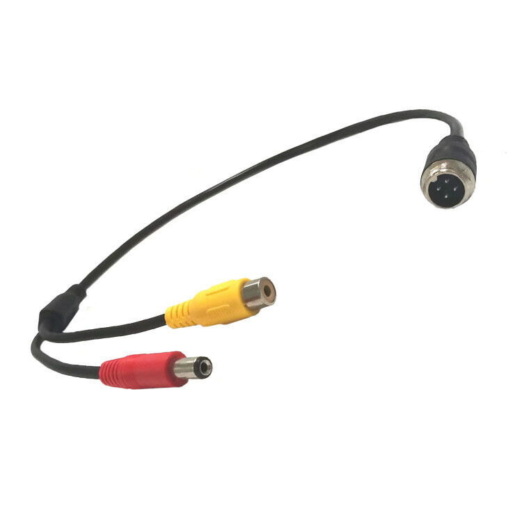 RCA+AV to M12 4 Pin Monitor Cable 4 Pin Male to RC... – Grandado