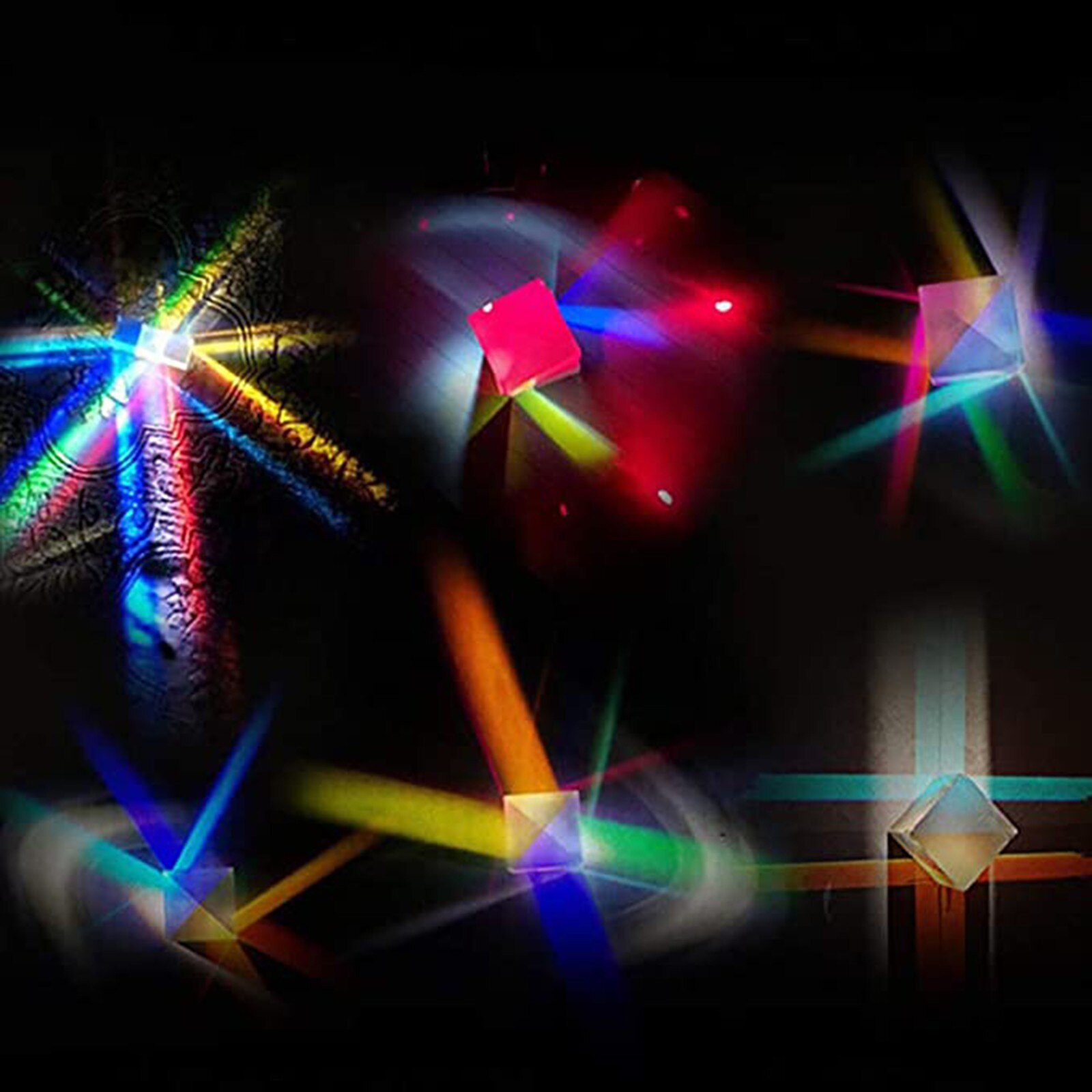 IN STOCK ! RBG Cube Prism Optical Glass Dichroic R... – Grandado
