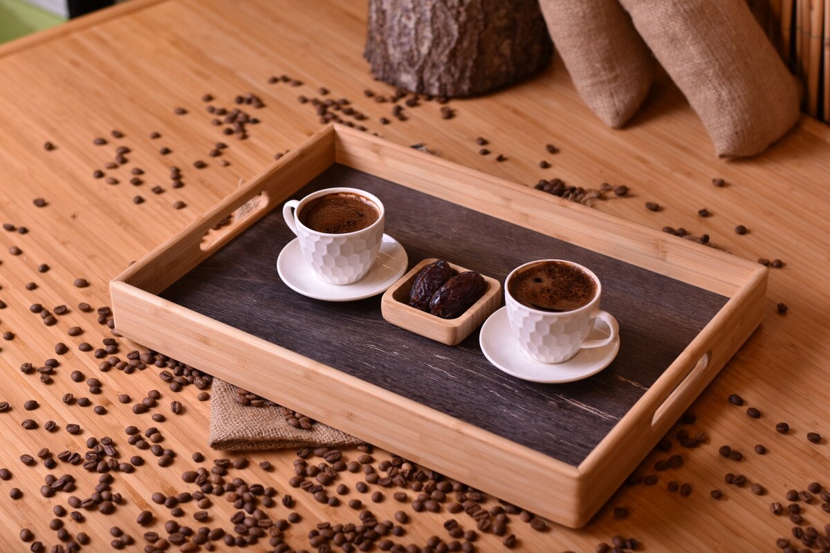 Wood Patterned Tray Large Size, Plate Tray Wooden ... – Vicedeal