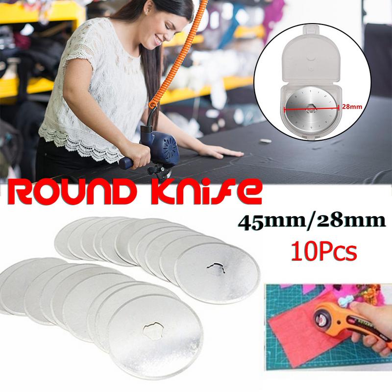 45MM/28MM 10Pcs Steel Circular Rotary Cutter Refil... – Grandado