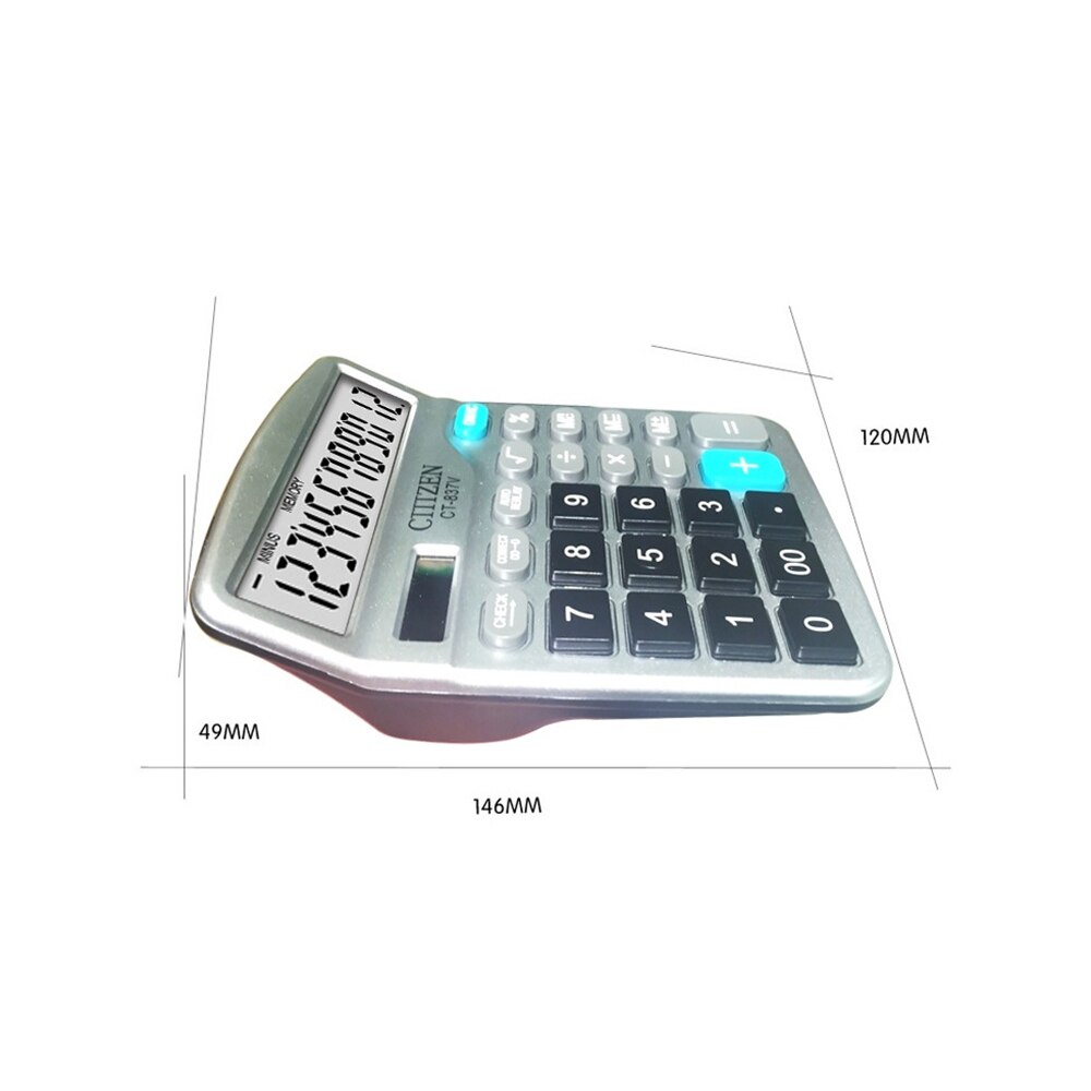 12 Digit Desk Electronic Calculator Big Buttons Fi... – Grandado