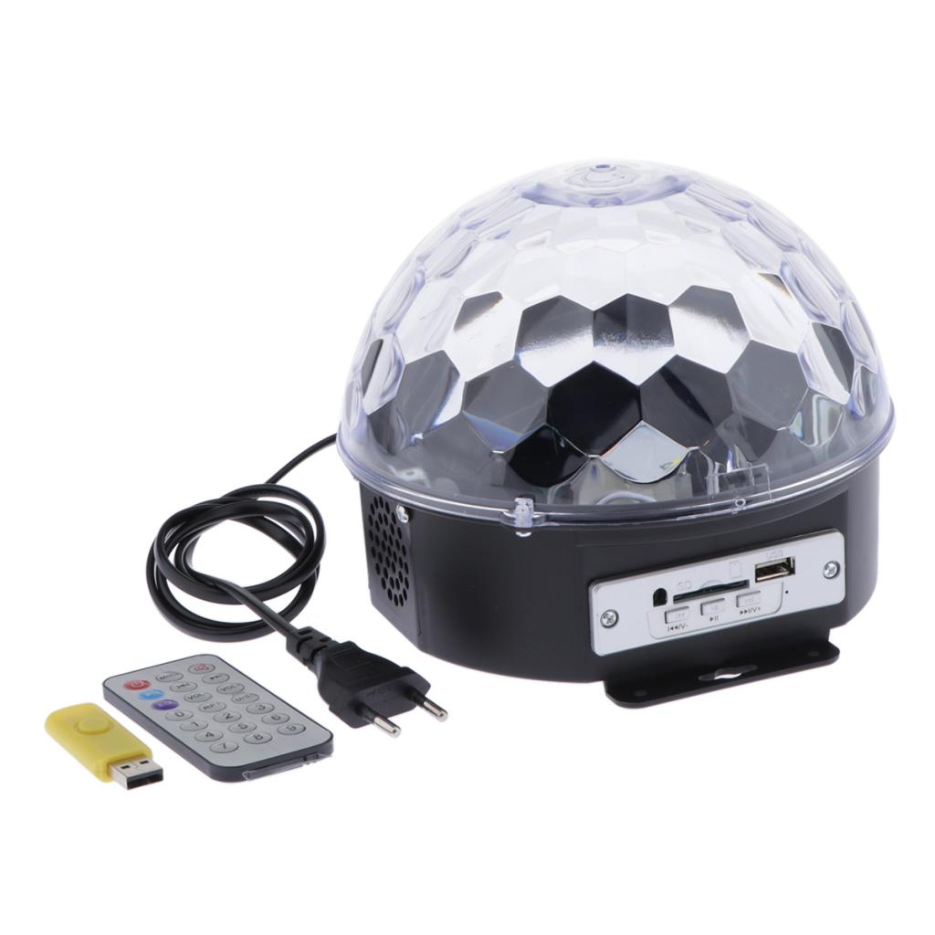 Voice Control RGB Stage Light Crystal Ball Stage L... – Grandado