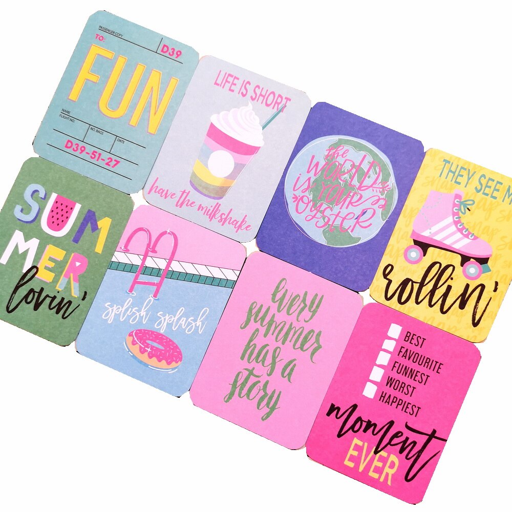 CRZCrafter Cardboard Journaling cards Double sided... – Grandado