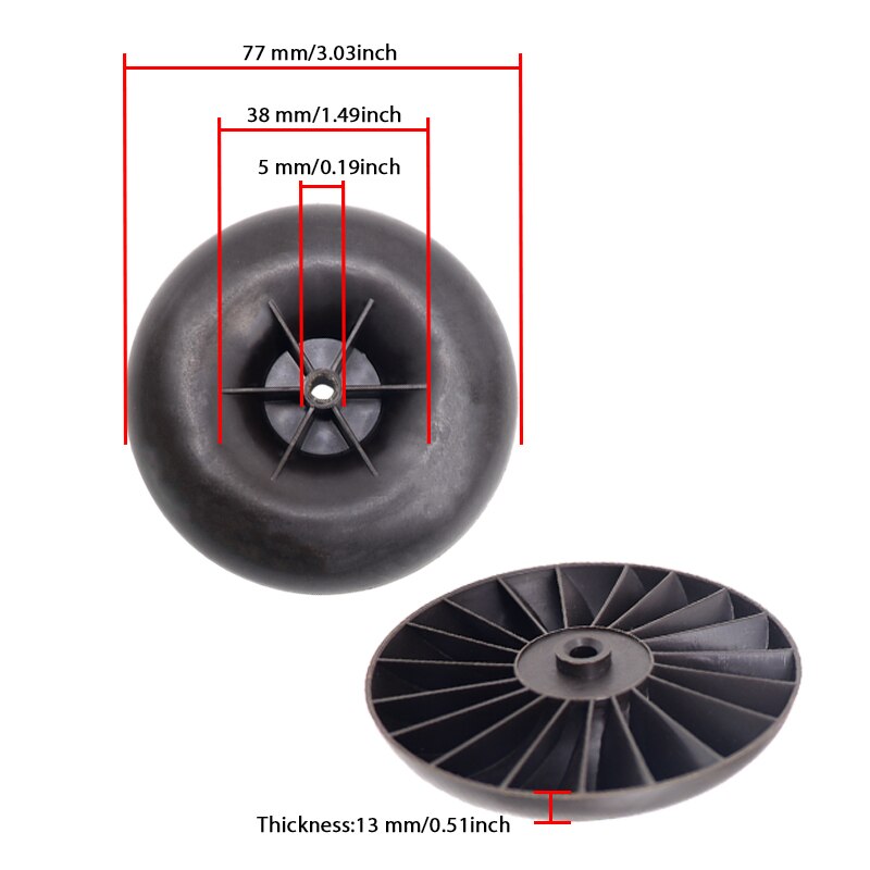 77mm bil motor vindhjul fläkt generator delar för ... – Grandado