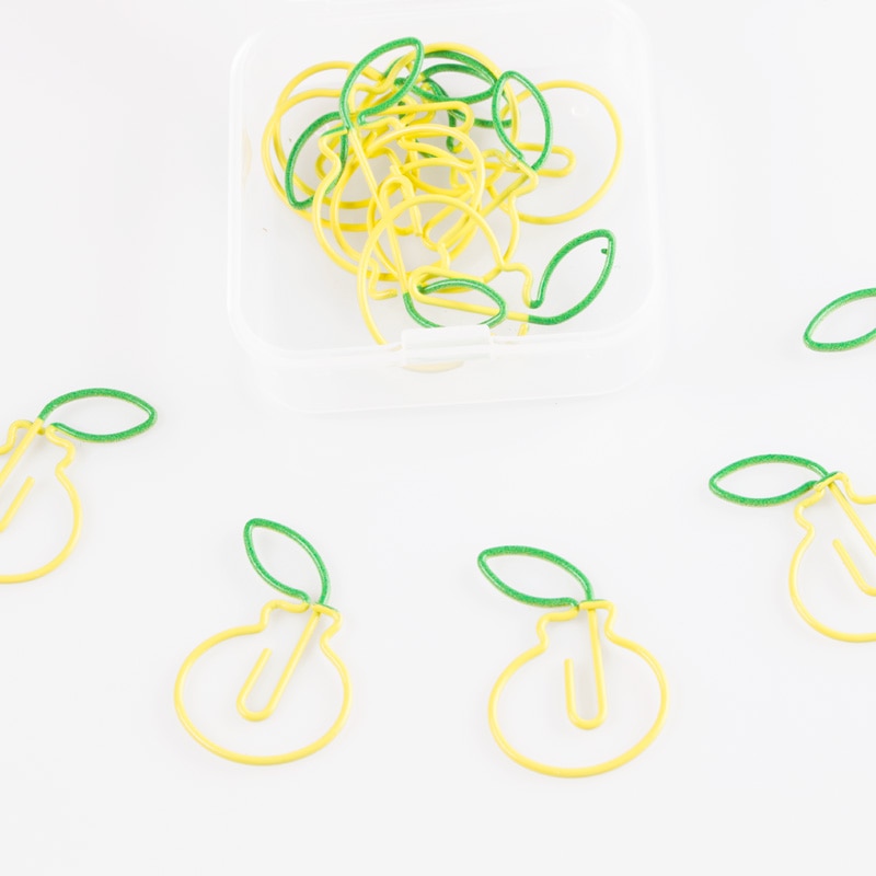 Orange lemon fruit cool paper clips Kawaii Station... – Grandado