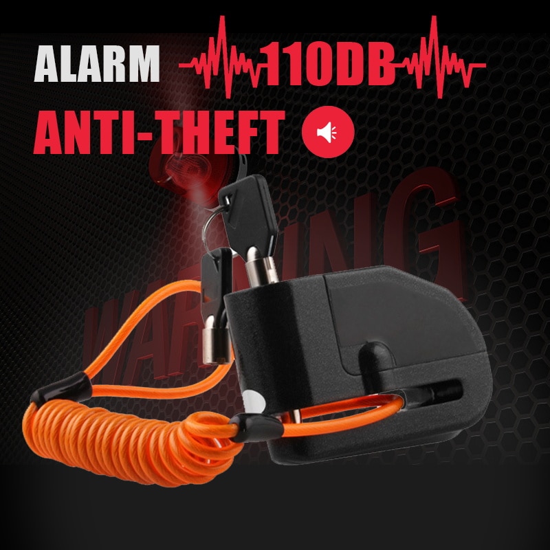 Motor Alarm Disc Lock Anti-Diefstal Wiel Disc Brak... – Grandado