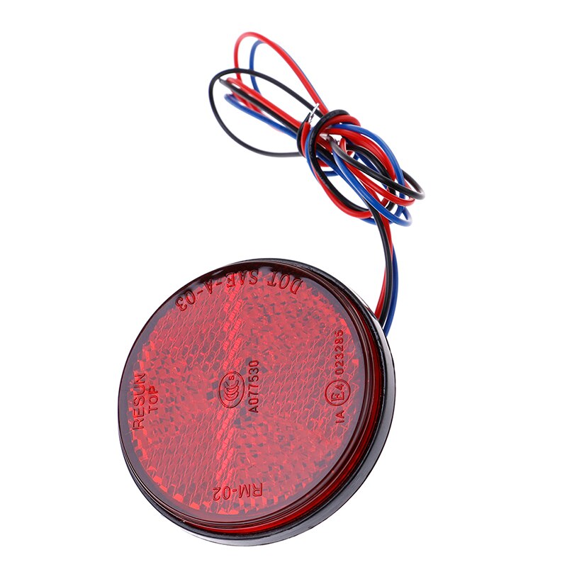 1 Pcs Motorcycle Led Reflector Ronde 24 Led Brake ... – Grandado