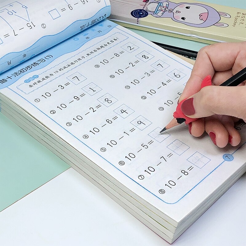 4 Books Children Mathematics exercises Book Learni... – Grandado