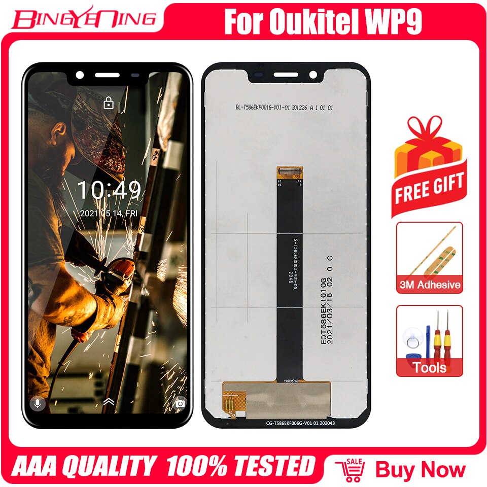 Original för oukitel wp13 wp15 lcd-skärm pekskärm... – Grandado