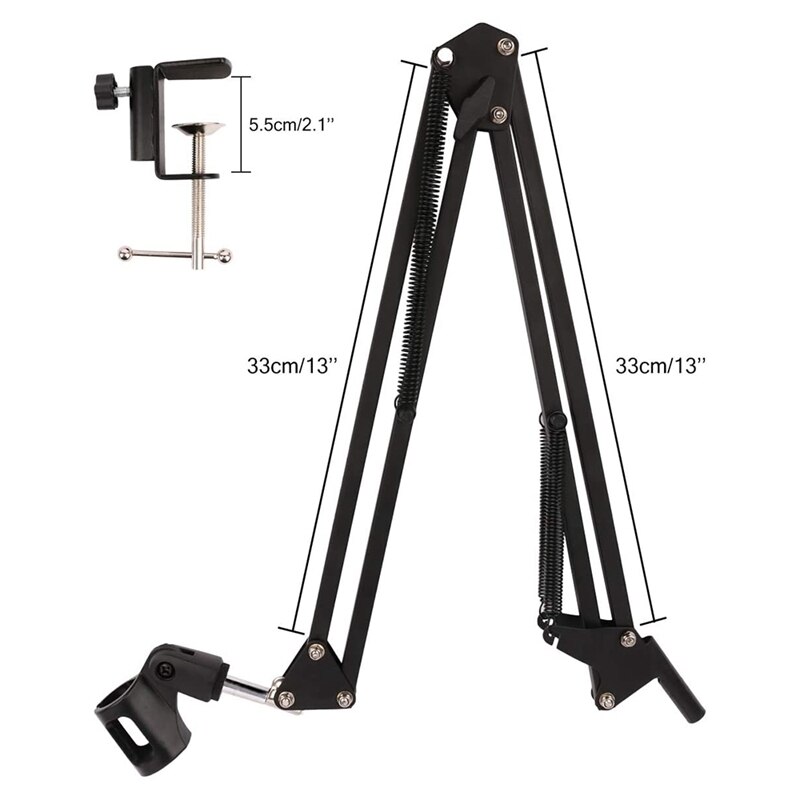 Adjustable Microphone Stand with Blowout,Microphon... – Grandado