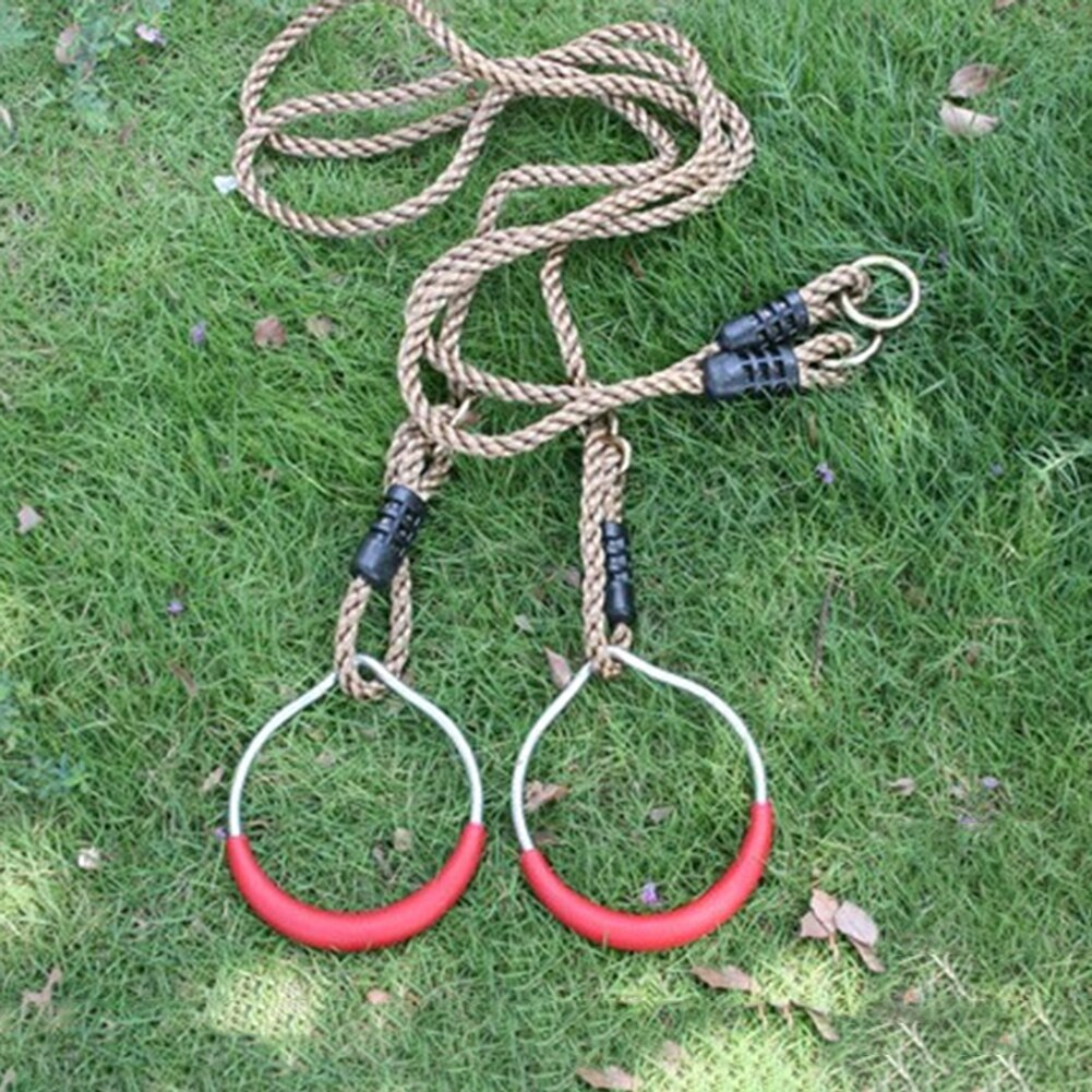 Children Plastic Trapeze Swing Bar with Plastic Gy... – Grandado