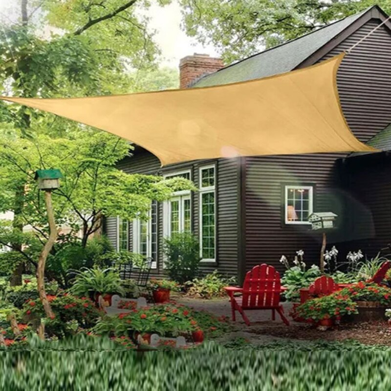 Sun Shade Sail UV Blocks Sand Rectangle Shade Sail... – Grandado
