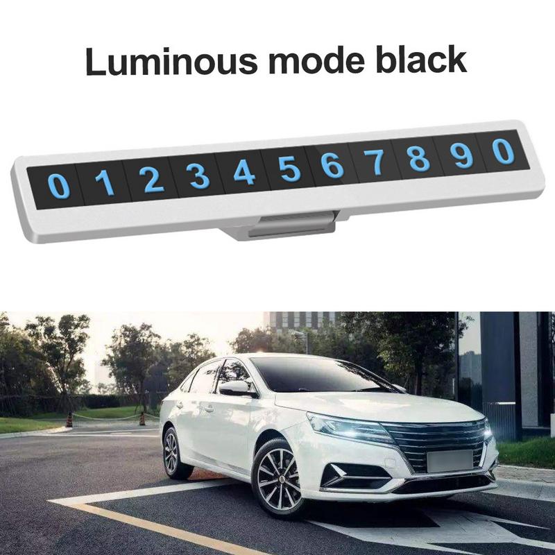 Auto Styling Lichtgevende Tijdelijke Parkeerkaart ... – Grandado