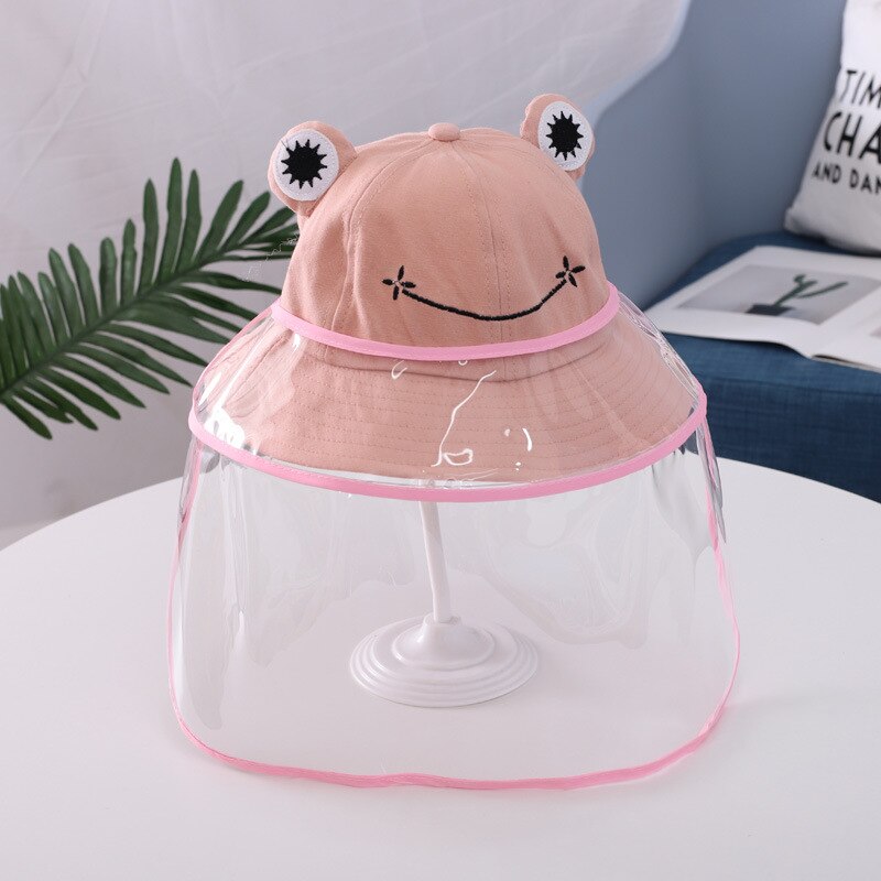 Cute Frog Hat with Face Shield Sun Visors Girl Chi... – Vicedeal
