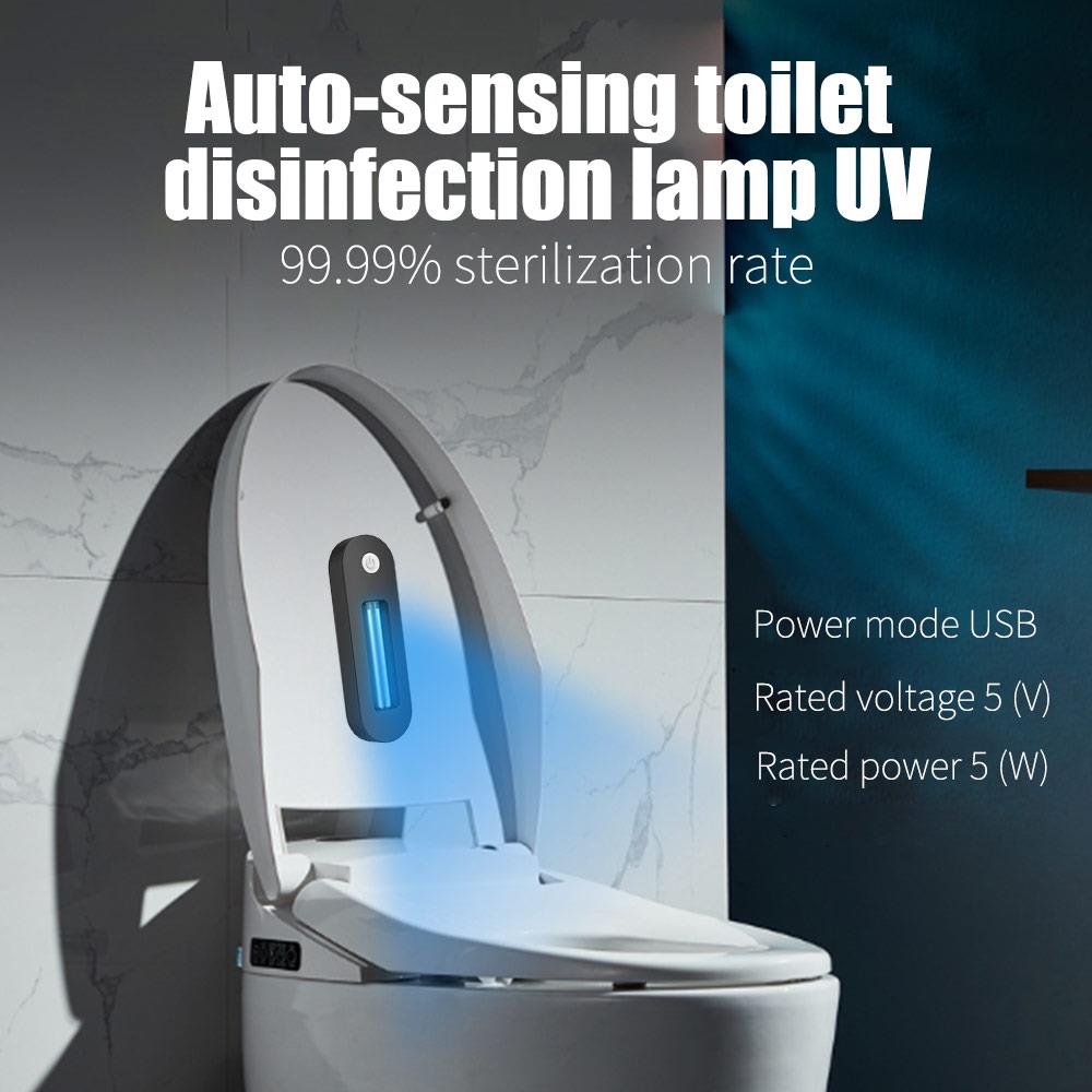 Toilet Disinfection Lamp USB UVC Sterilizer Light ... – Grandado