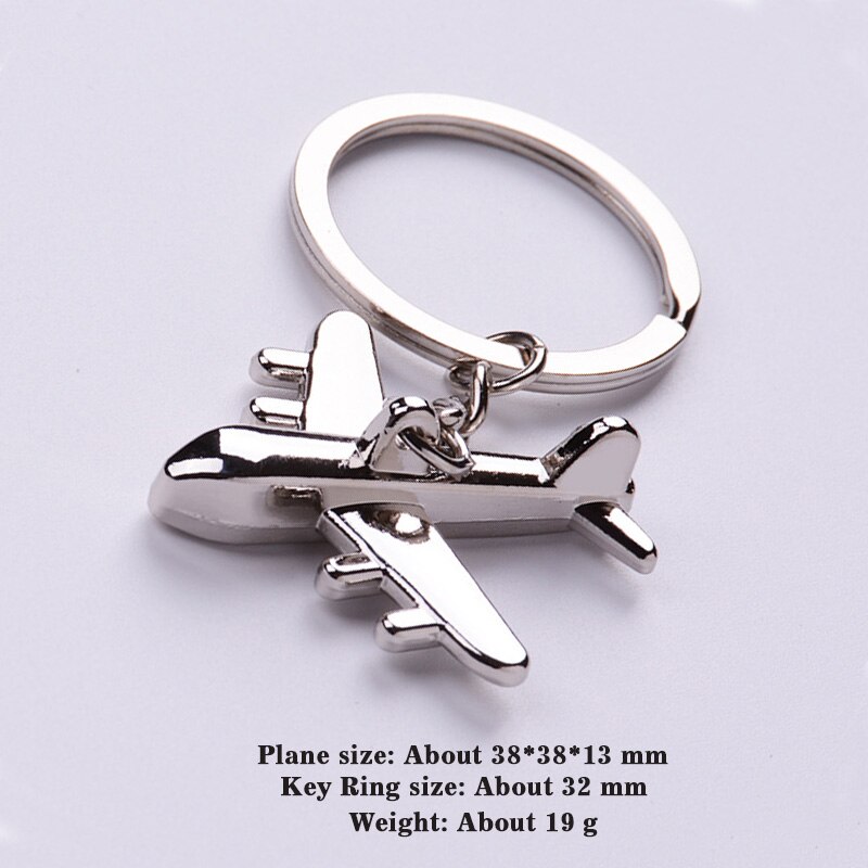 Airworthy Plane Keychain Metal Key Chains Mens Key... – Grandado