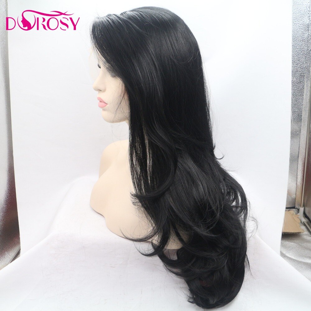 DOROSY HAIR Handmade Lace Front Wig Glueless Synth... – Grandado