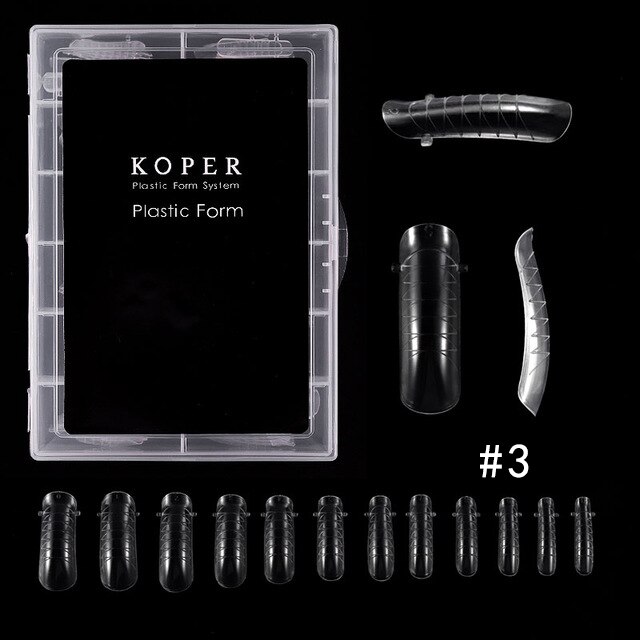 1 Box Finger Extension Nail Tips Mold Nail Dual Fo... – Grandado