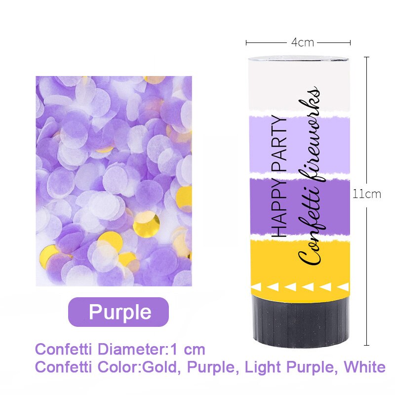 1PCS Party Confetti Cannons Rich Colors Gender Rev... – Grandado