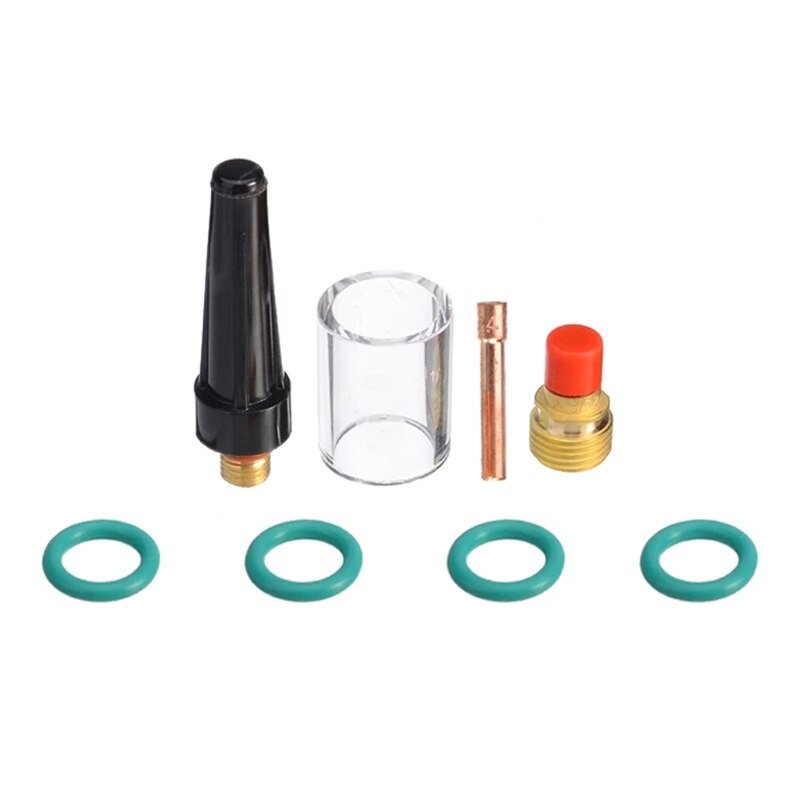 8 Stks/set Tig Lastoorts Gas Lens Pyrex Cup Kit Du... – Vicedeal