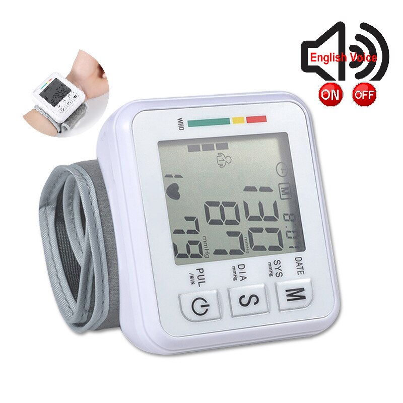 Wrist Sphygmomanometer Large screen digital displa... – Vicedeal