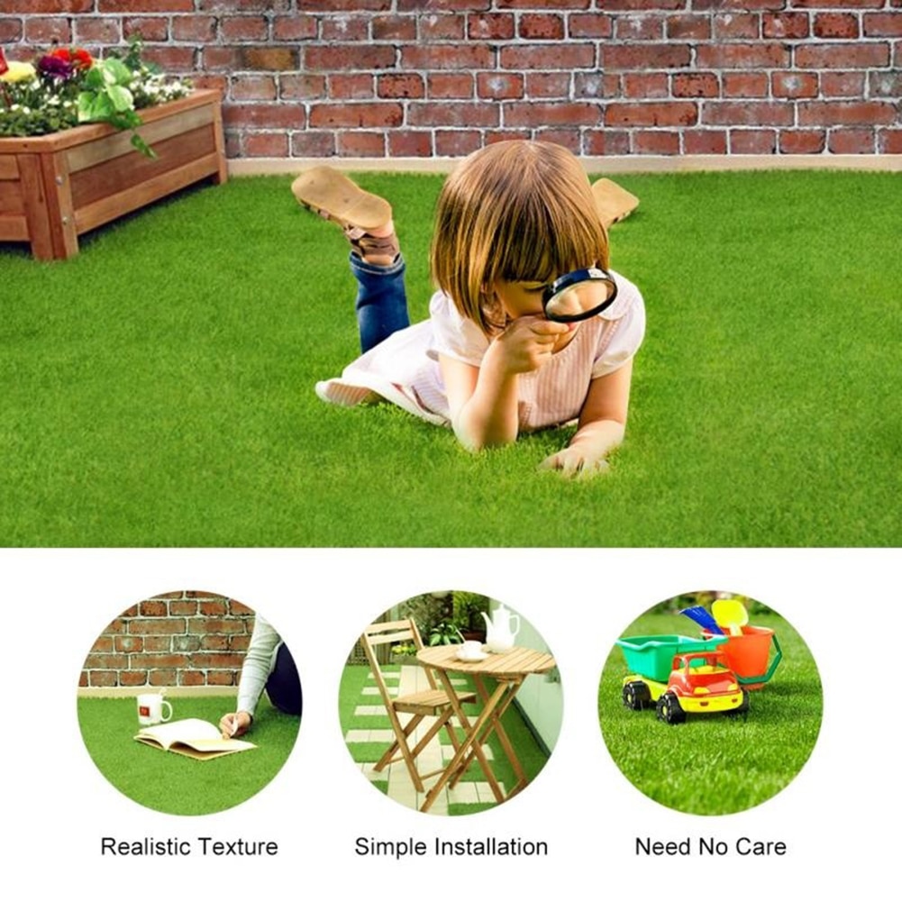 1Pc Plastic Synthetic Artificial Grass Mat Turf La... – Grandado